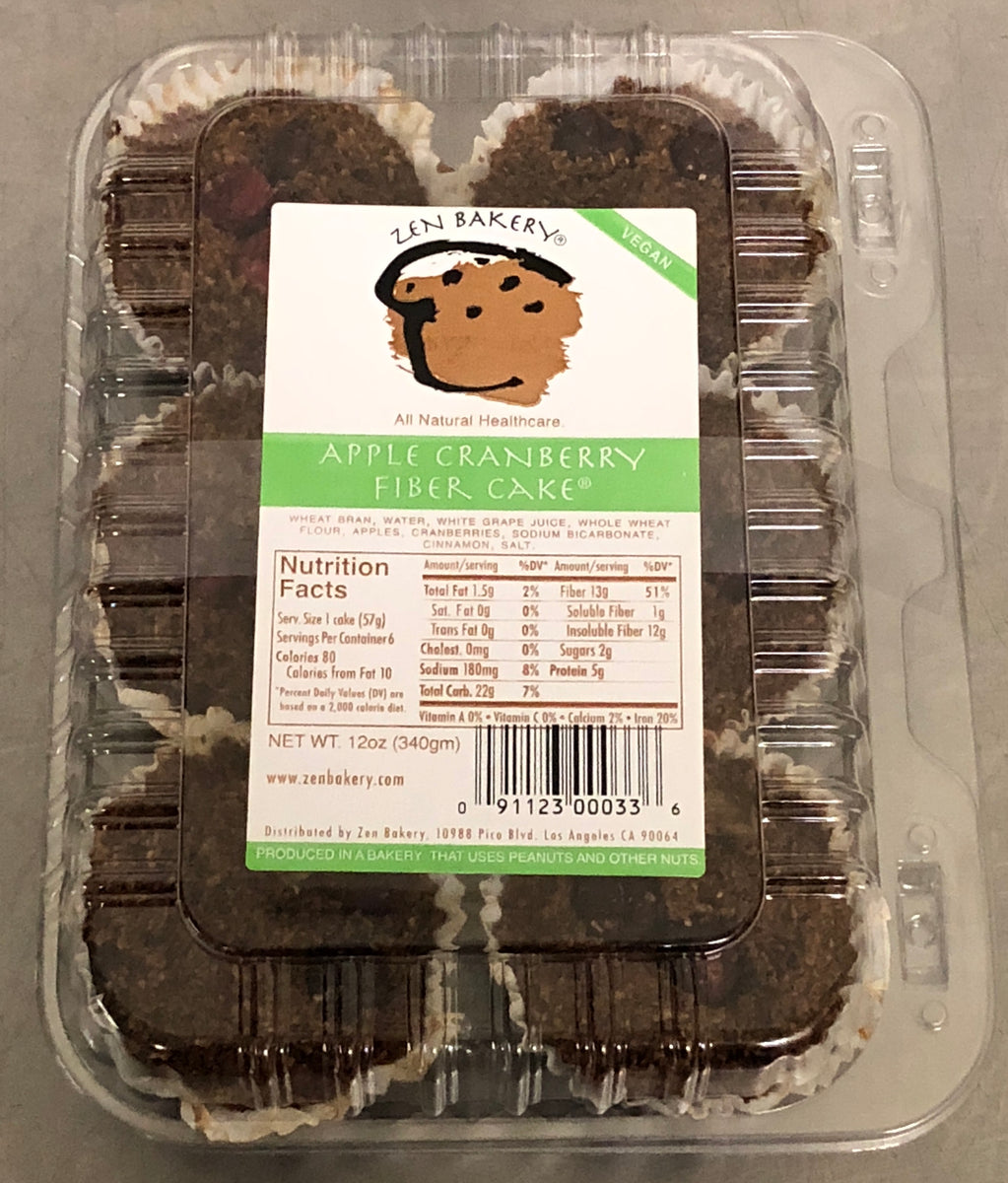 Zen Bakery Apple Cranberry Fiber Cake – Internet Bakery